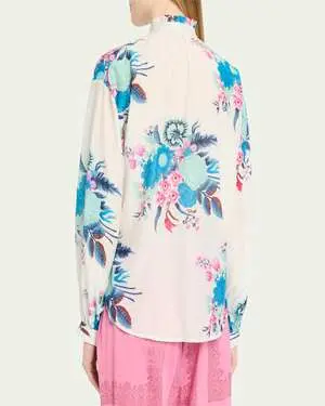 Alix Of Bohemia Poet Berry Jackfruit Blouse