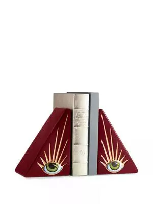 L'Objet Lito Eye-motif Bookend - Red