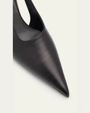 TOTEME Leather Slingback Pumps