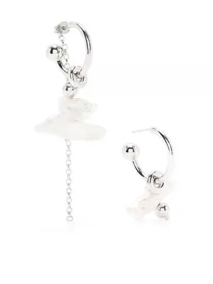 JUSTINE CLENQUET Sunny Earrings - Silver