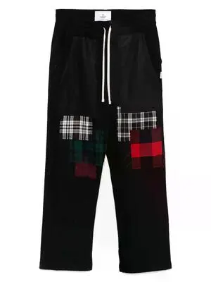 Junya Watanabe Tartan Check-patchwork Sweatpants