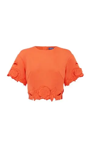 LEO LIN Indie Sleeve Top - Orange