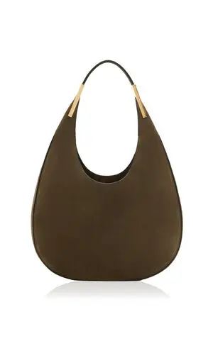 Savette The Small Florence Suede Hobo Bag - Brown