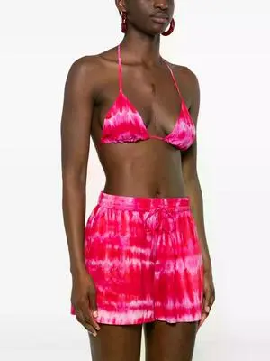 P.a.r.o.s.h Tie-dye Silk Bralette - Pink