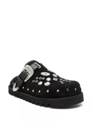TOGA VIRILIS Eyelet Metal Sabot Loafers