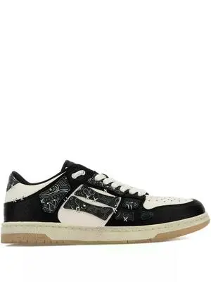 Amiri Contrast Panel Low-top Sneakers - Black