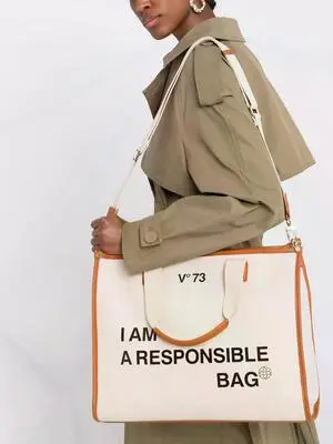 V°73 Responsibility Tote Bag - Neutrals