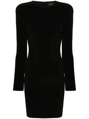 Balenciaga Long-sleeve Fitted Mini Dress