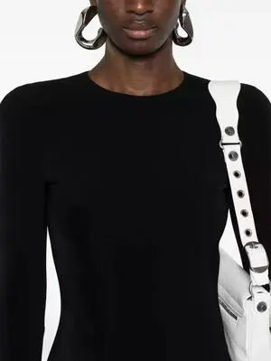 Balenciaga Long-sleeve Fitted Mini Dress
