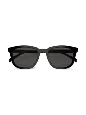 Prada Logo-engraved Square-frame Sunglasses - Black