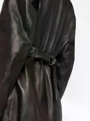 Magda Butrym Single-breasted Leather Jacket