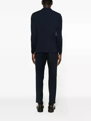 Tagliatore Seersucker-texture Single-breasted Suit