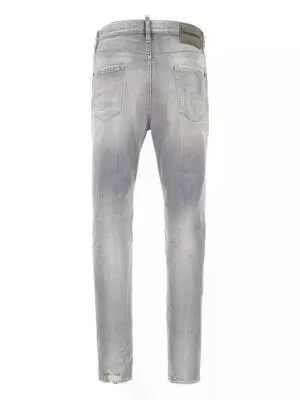 Dsquared2 Distressed Straight Leg Jeans