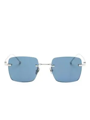 Cartier Signature C De Precious Rectangular Sunglasses - Silver