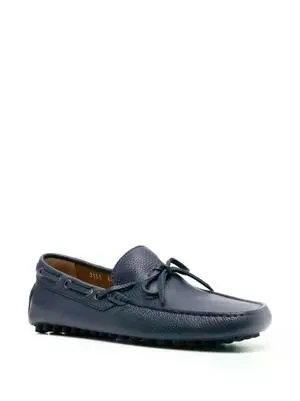 DOUCAL'S Leather Lace-up Loafers