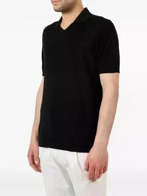 DRUMOHR V-neck Short-sleeve T-shirt - Black