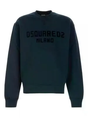 Dsquared2 Logo-embroidered Sweatshirt - Blue