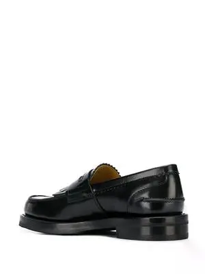 Our Legacy Fringed Leather Slip-on Loafers