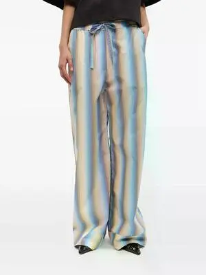 GANNI Striped Trousers