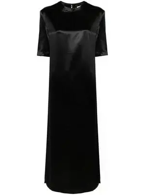 Loulou De Saison Silk-blend Maxi T-shirt Dress