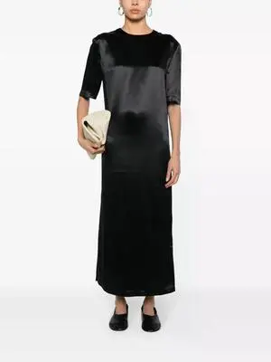 Loulou De Saison Silk-blend Maxi T-shirt Dress