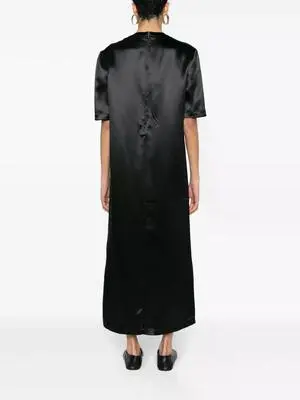 Loulou De Saison Silk-blend Maxi T-shirt Dress