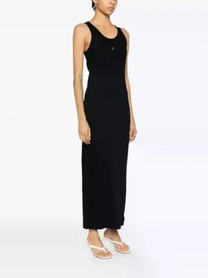 Givenchy 4g-plaque Midi Dress - Black