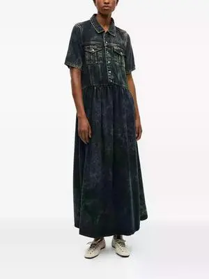 GANNI Denim Midi Dress