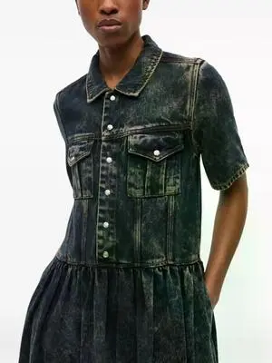 GANNI Denim Midi Dress