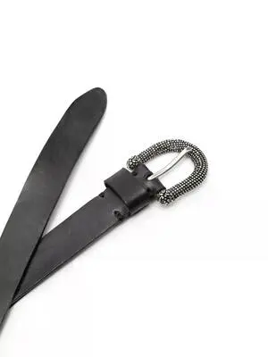 P.a.r.o.s.h Buckle Leather Belt