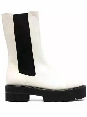 STUART WEITZMAN Chunky Leather Chelsea Boots