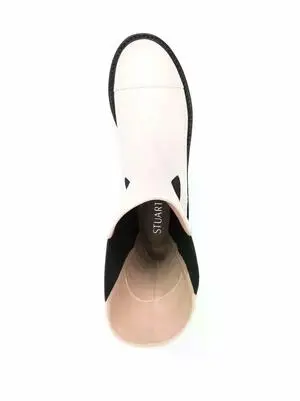 STUART WEITZMAN Chunky Leather Chelsea Boots