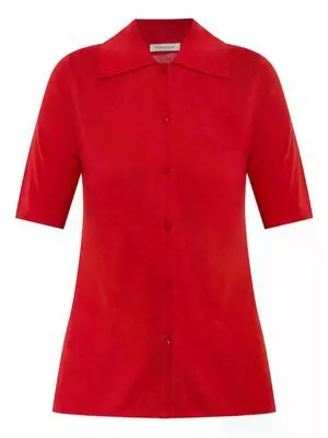 BY MALENE BIRGER Button-up Short-sleeve Cardigan