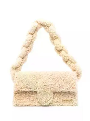 Jacquemus Le Bambidou Shearling Bag - Neutrals