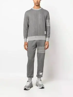 Thom Browne 4-bar Crew-neck Sweatshirt