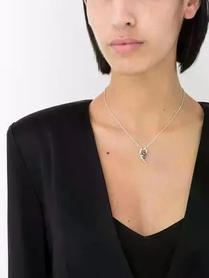 SHAUN LEANE Hook Black Pearl Pendant