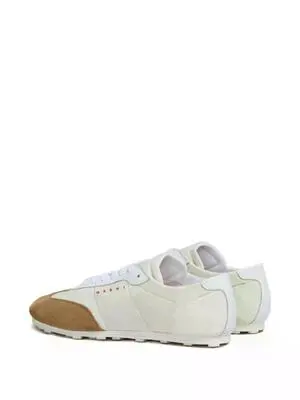 Marni Softy Soccer Suede-panelled Sneakers