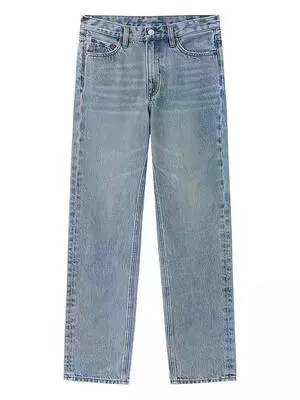 HEY JOANIE Logo-patch Straight Leg Jeans