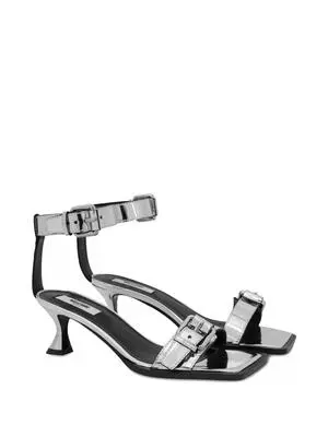 Moschino Metallic Sandals