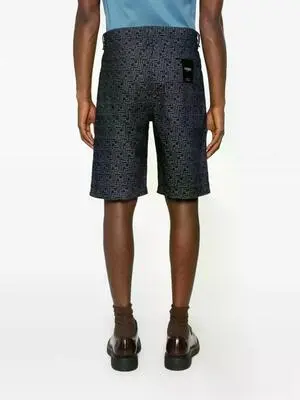 Fendi Embroidered Bermuda Shorts