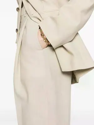 Wardrobe.NYC Pleated Trousers - Neutrals