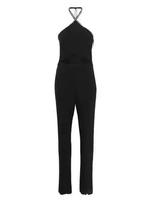 MSGM Embellished Jumpsuit - Black