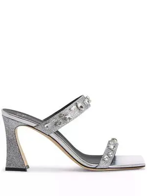 GIUSEPPE ZANOTTI Flaminia 85mm Crystal-embellished Sandals