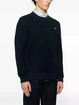 Gant Waffle-knit Sweater - Blue