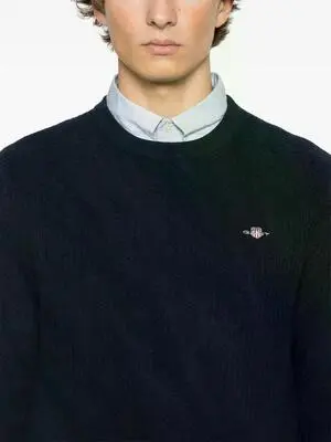Gant Waffle-knit Sweater - Blue