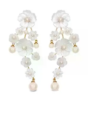 JENNIFER BEHR Maxine Earrings - White