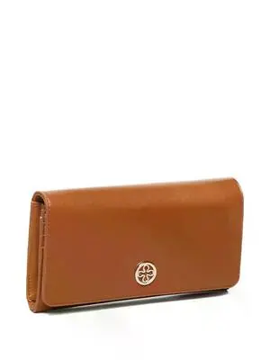 V°73 Logo-plaque Wallet - Brown