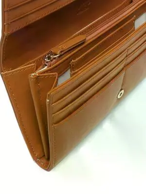 V°73 Logo-plaque Wallet - Brown