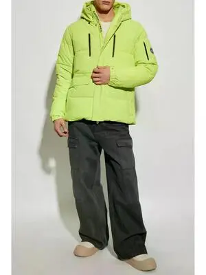 SAVE THE DUCK Hooded Padded Jacket - Yellow