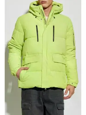 SAVE THE DUCK Hooded Padded Jacket - Yellow